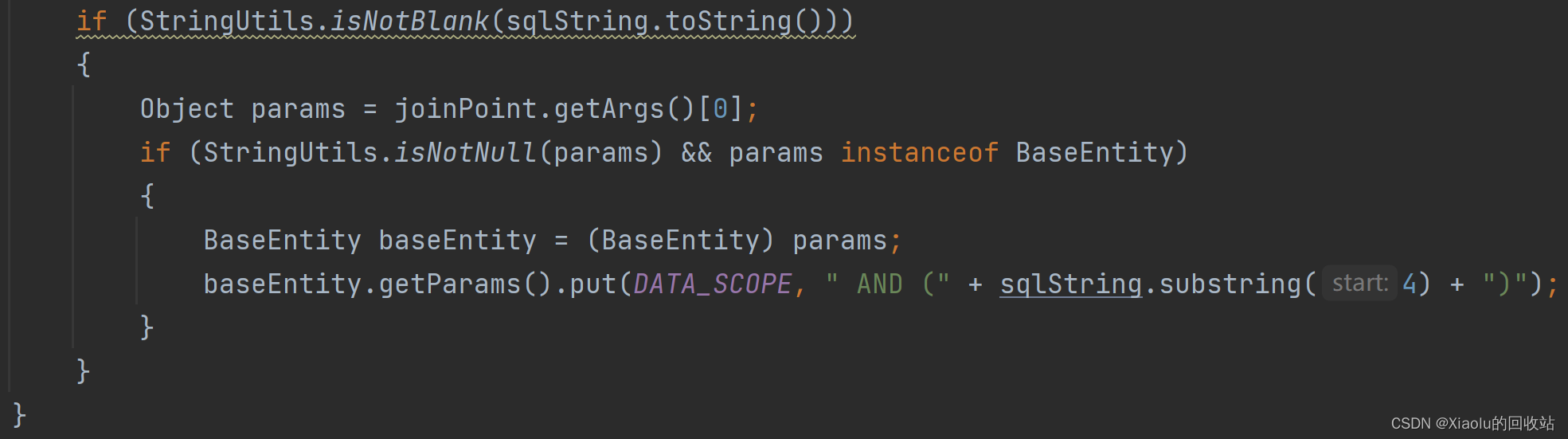 Ruoyi—AOP 类DataScopeAspect 的分析_ruoyi datascope-CSDN博客