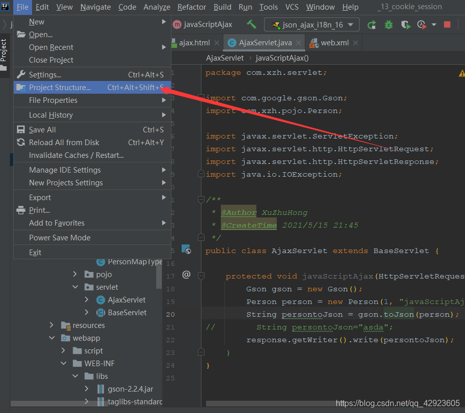 Tomcat处理Caused by: java.lang.NoClassDefFoundError: com/google/gson/Gson ...