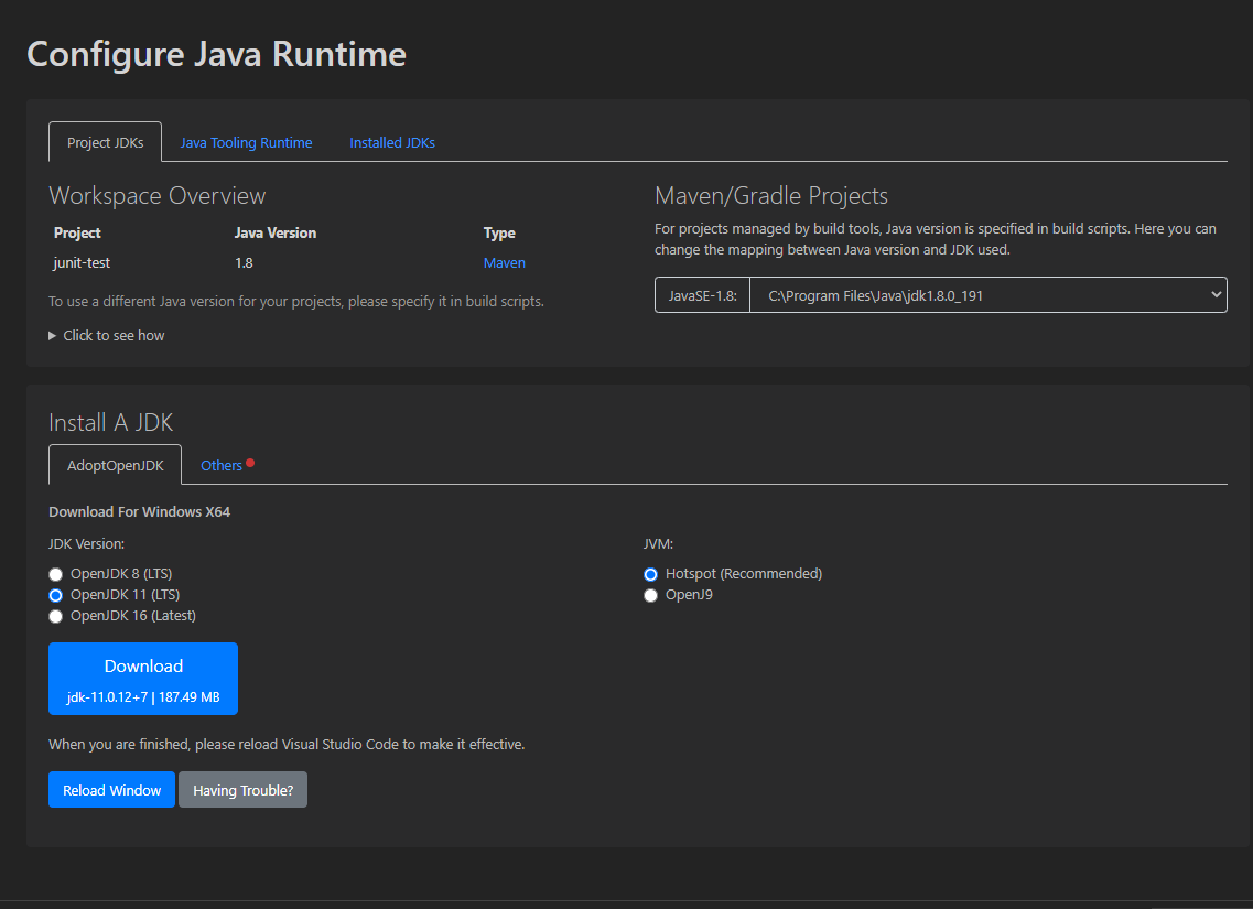 [VSCode] Java JDK/JRE 的配置及 Maven 初始化项目_vscode上修改jre-CSDN博客