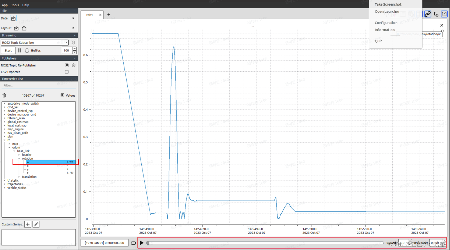 ROS2学习(六)Bag回放使用plotjugger_ros2 plotjuggler-CSDN博客
