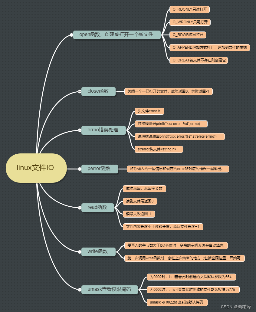 文件描述符与标准输入输出-CSDN博客
