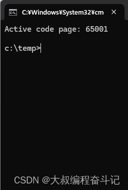 CMD命令窗口提示文字乱码_cmd echo 乱码-CSDN博客