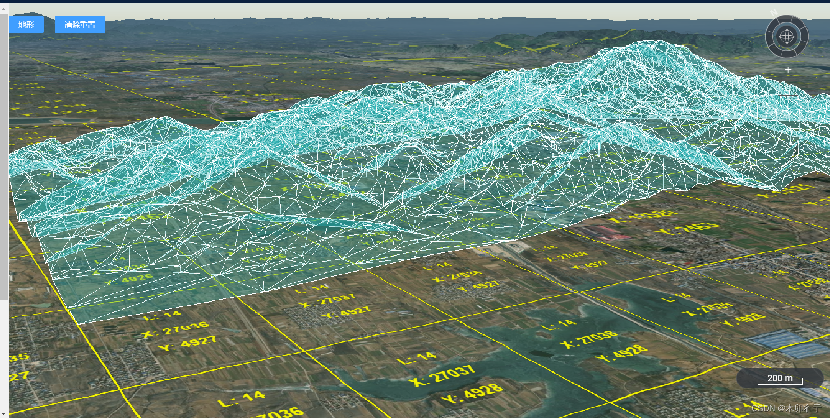 cesium学习记录09-turf.js的使用（画矩形结合地形生成三角网）-CSDN博客