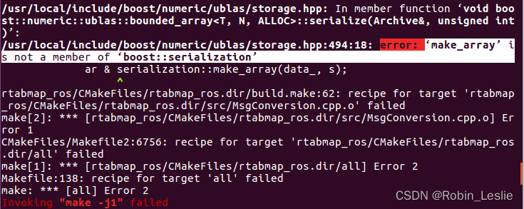 ‘make_array‘ 不是 ‘boost::serialization 的成员_不是 boost 的成员-CSDN博客