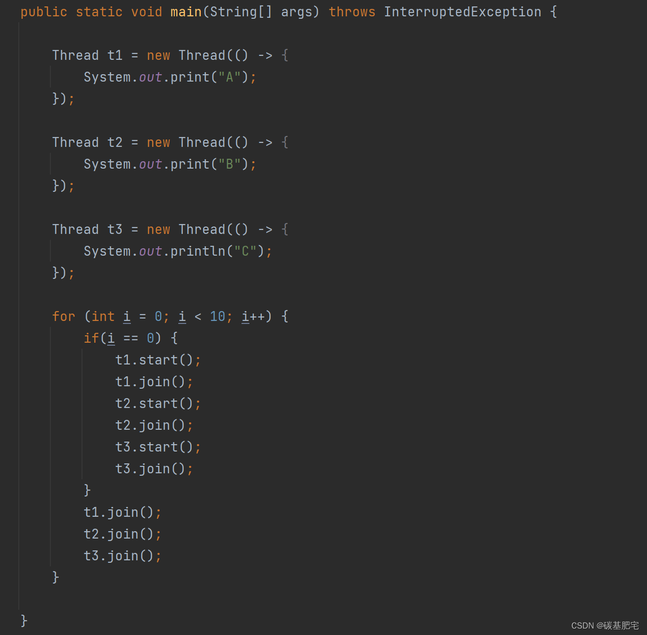 在两道多线程基础题 顺序打印”中对比一下java中的wait和joinjava 怎么使用 Wait 打印 Csdn博客