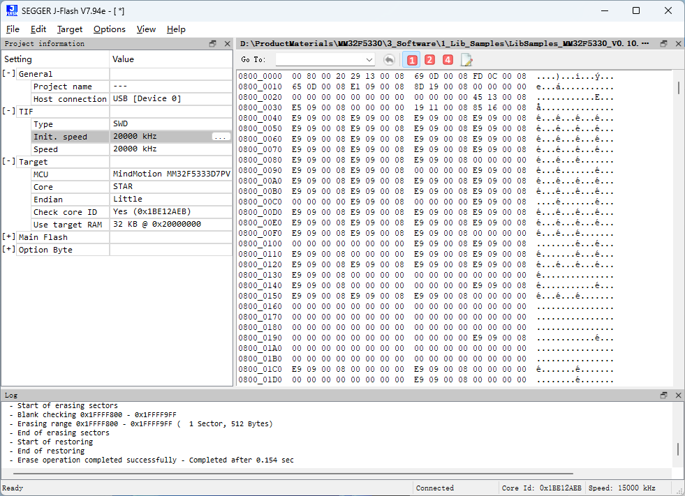 [MM32生态]MM32与J-LINK之初始（驱动、配置、测试）_jlink驱动-CSDN博客