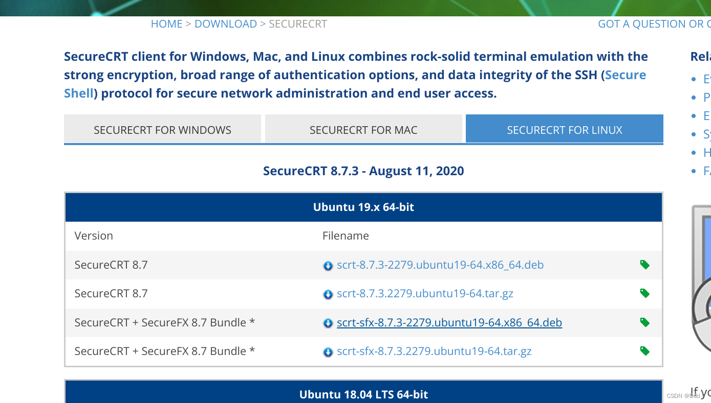 在ubuntu22.04，Pop!OS22.04，安装SecureCrt8.7_crt libicui18n.so.70:-CSDN博客