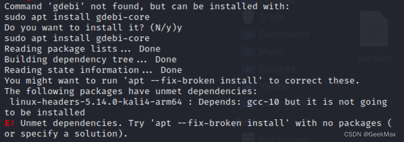 （笔记）Unmet Dependencies. Try ‘apt --fix-broken install‘_kali命令fix-broken install-CSDN博客
