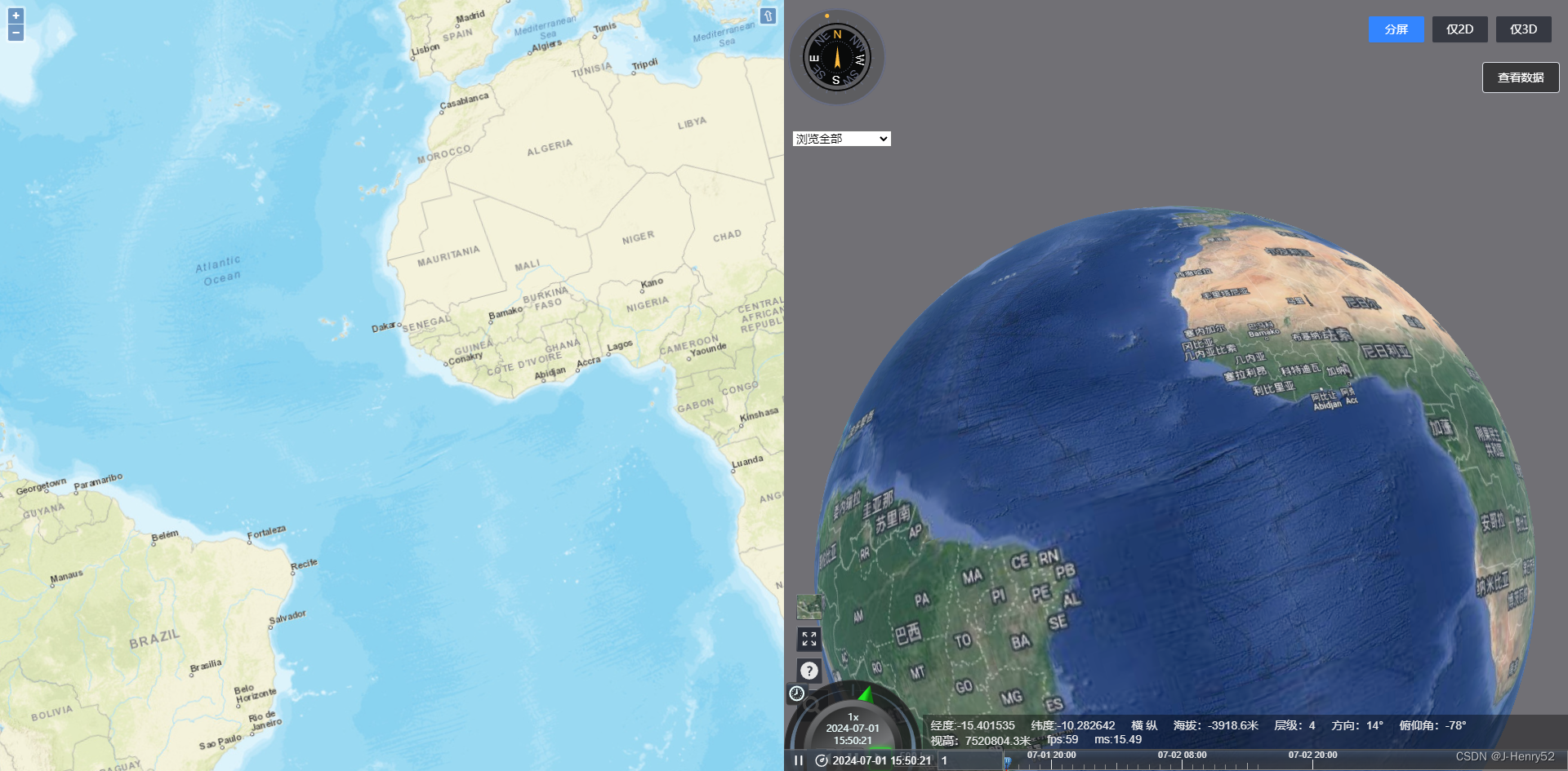 Cesium&OpenLayers 二三维联动_ol-cesium-CSDN博客