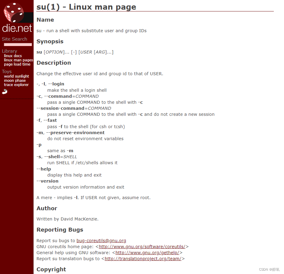 【Linux】 su 命令使用_su命令-CSDN博客