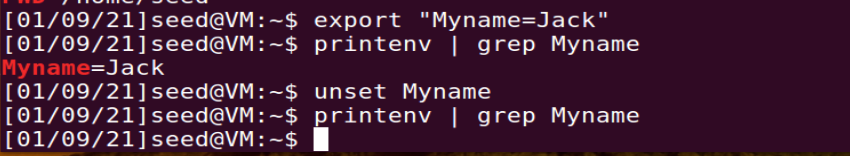 Seedlab Environment Variable And Set Uid Program Lab 实验报告 Environment Variable And Set Uid