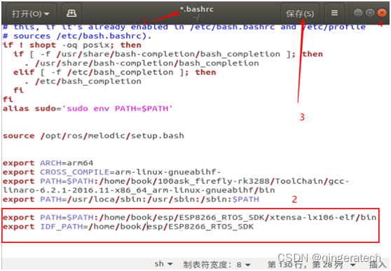 详细讲解ESP8266-RTOS-SDK V3.x Linux下的入门开发环境的搭建与编译_8266 rtos-CSDN博客