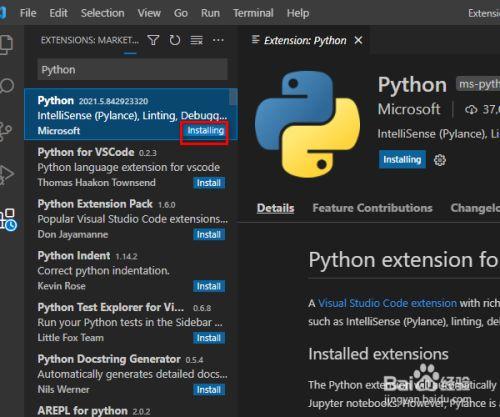 Vscode怎么安装python插件包vscode怎么安装python插件vscode Python插件 Csdn博客