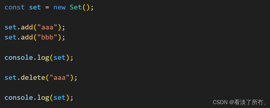 JS中的Set和Map数据结构_js set map-CSDN博客