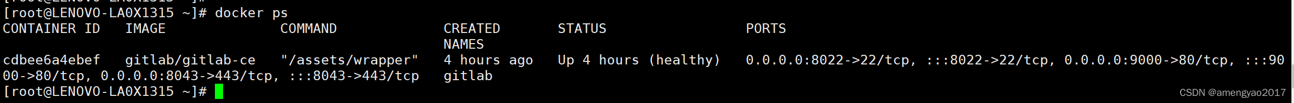 【Docker安装gitlab时telnet端口一直Connection closed by foreign host.】_docker connection closed by ...