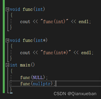 C++的NULL 和 nullptr的区别-CSDN博客