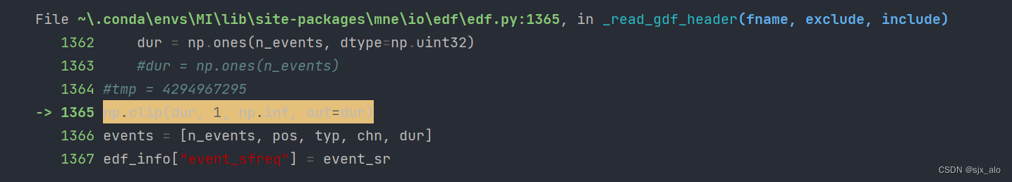 Bug小能手系列(python)_8: 使用mne库读取gdf文件报错 Cannot cast ufunc ‘clip‘ output_ufunctypeerror: cannot cast ...