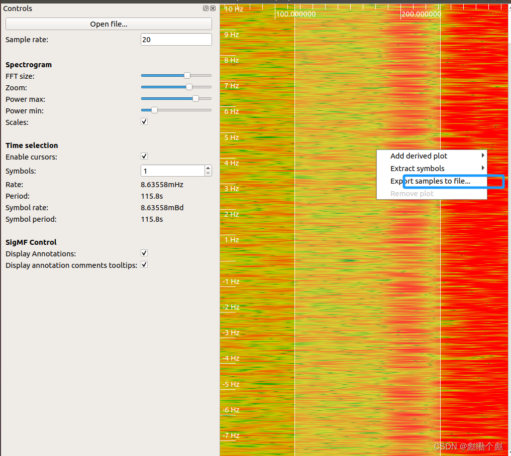 提取出信号中较强能量部分_inspectrum power-CSDN博客