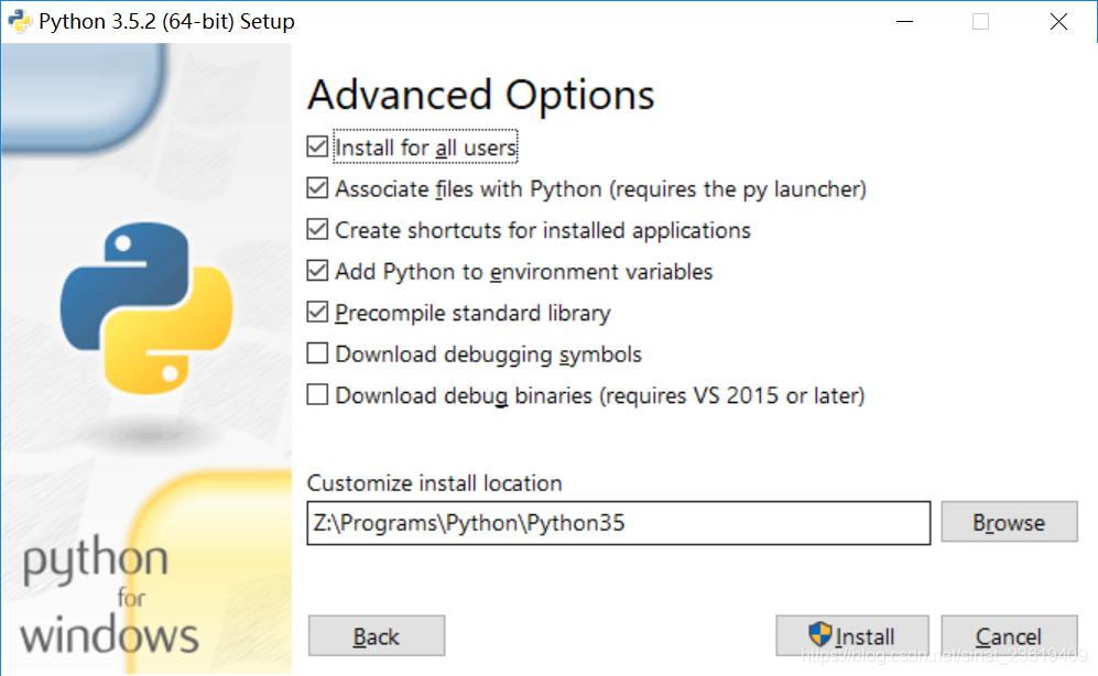Windows -64 安装python3.5.2_windows安装python3.5-CSDN博客