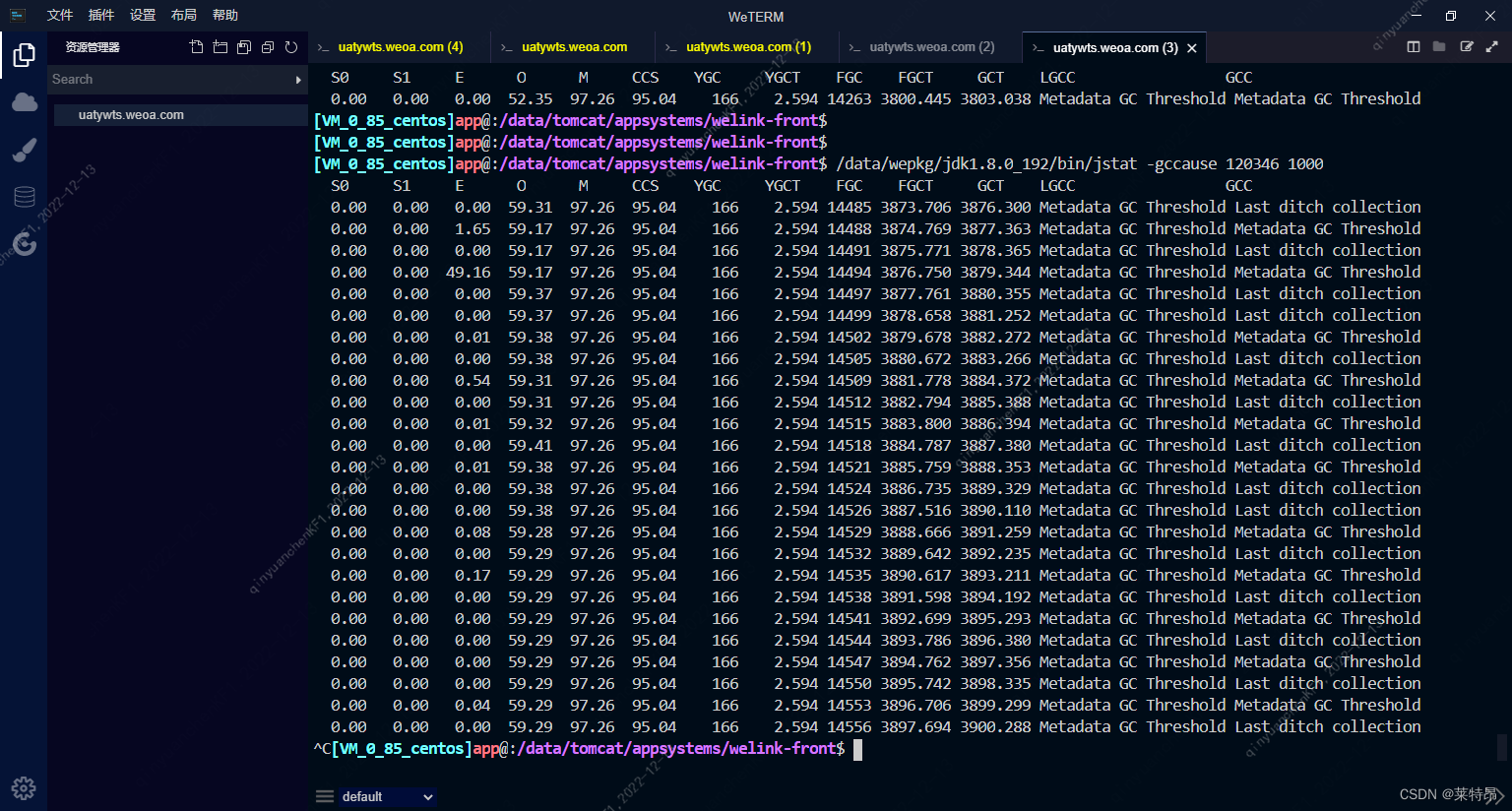 测试环境频繁Full GC问题的解决思路_last ditch collection-CSDN博客