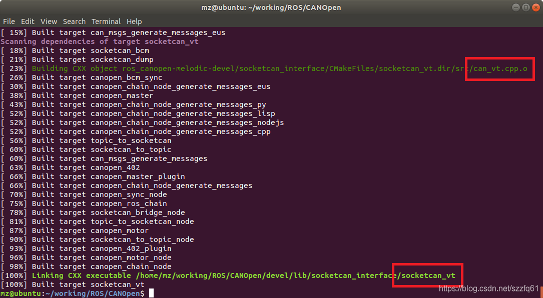 基于ROS+CANopen的SocketCAN驱动在Ubuntu下的应用说明-CSDN博客