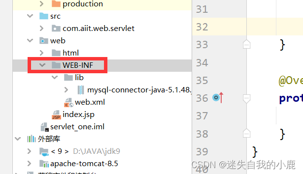 idea中(tomcat+servlet)数据库连接Class.forName()；forName报错问题，找不到数据库驱动_class ...