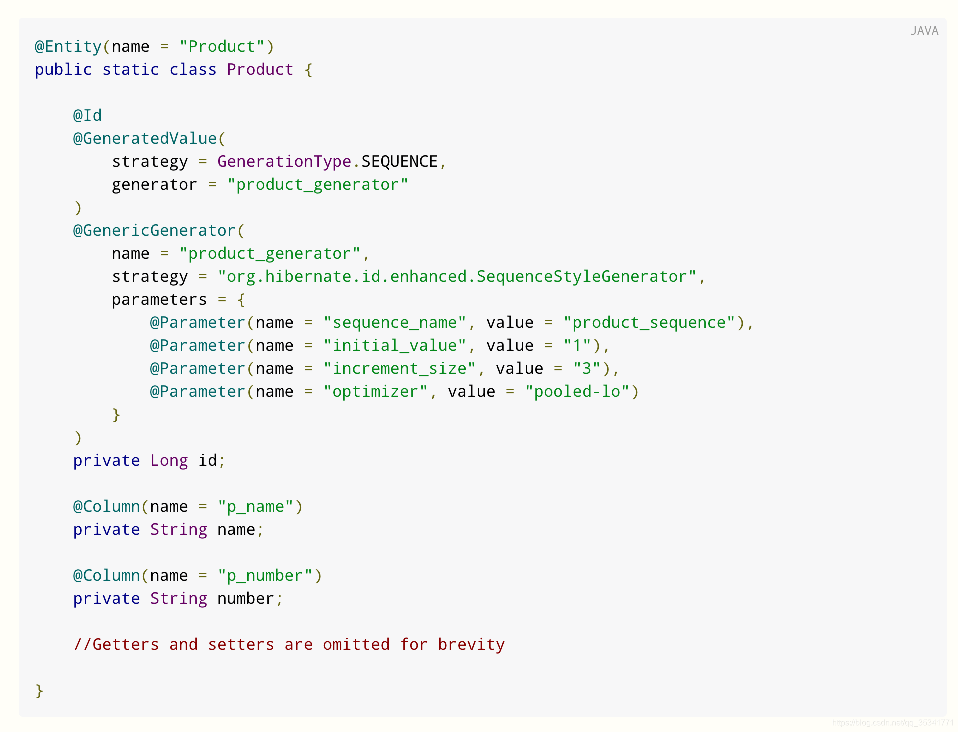 Jpa中使用 Genericgenerator 自定义方式 生成 主键 Id Csdn博客 