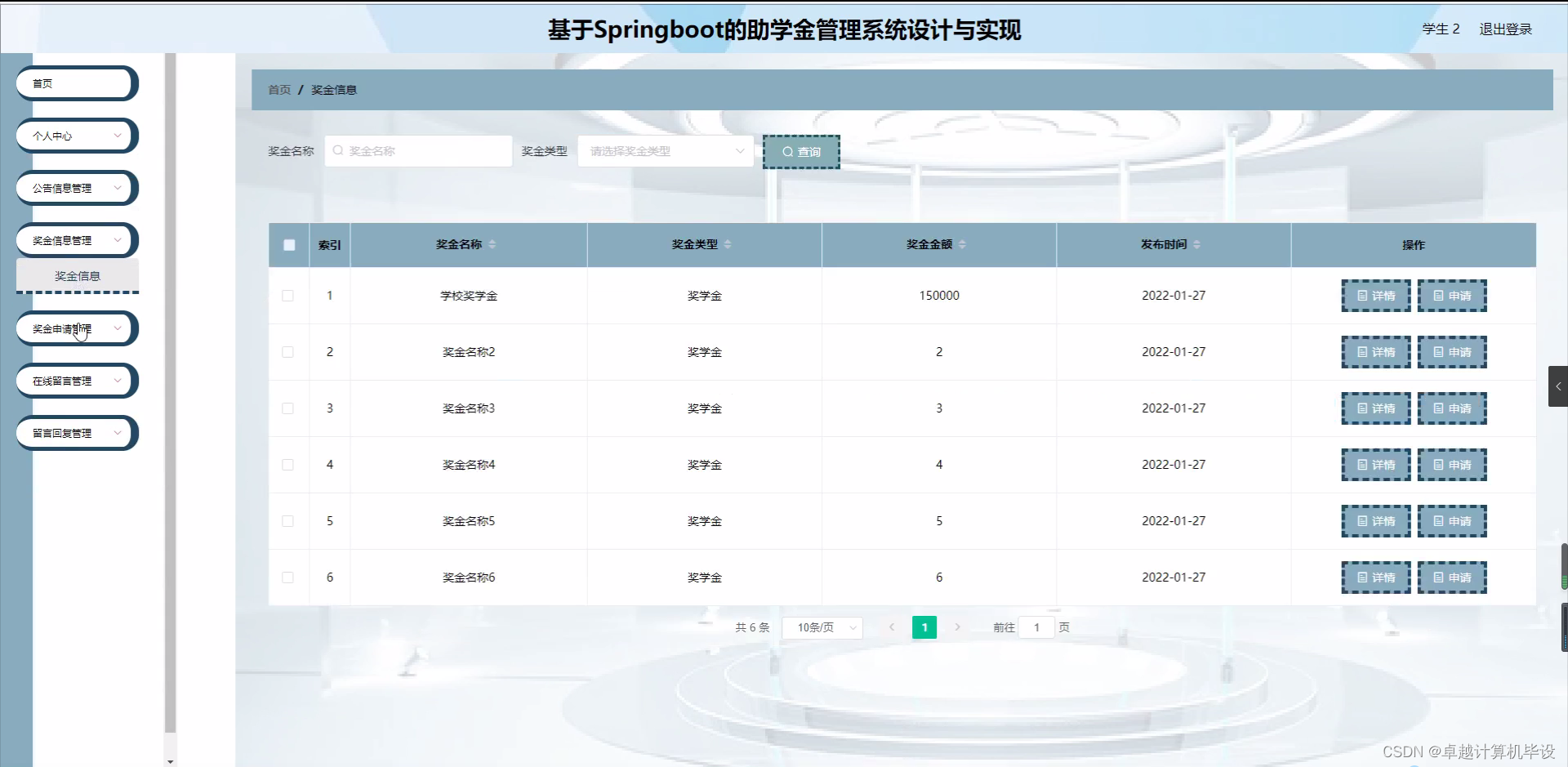 【开题报告】springboot基于springboot的助学金管理系统设计与实现3010f计算机毕设奖助学金系统设计与实现 Csdn博客