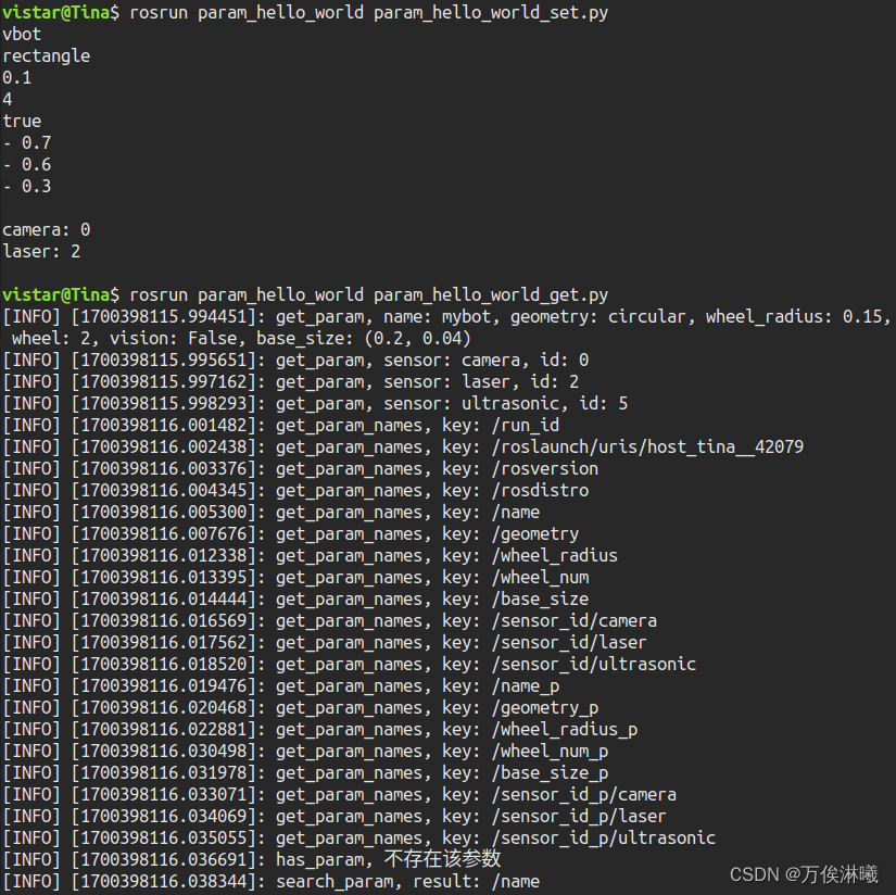 [ROS 系列学习教程] ROS参数服务器(Param)：通信模型、Hello World与拓展_ros param-CSDN博客
