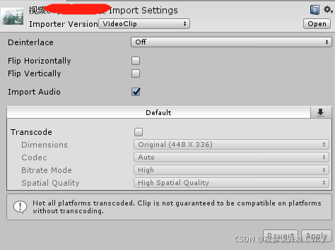 【Unity】有关VideoPlayer的使用方式_unity videoplayer ios range-CSDN博客