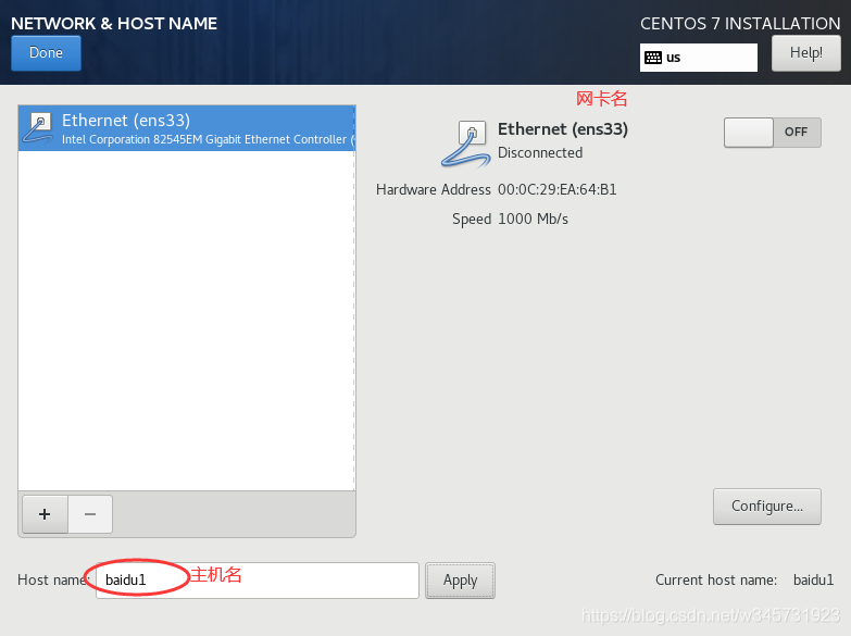 VM安装Centos7 详解_安装cenots 7 network& hostname 设置-CSDN博客