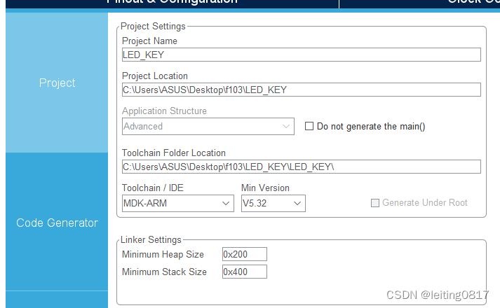 STM32F103ZET6+Cubemx+HAL库配置按键控制LED灯_stm32cubemx怎么让使用key1控制led0翻转,使用key2控制led1翻转-CSDN博客