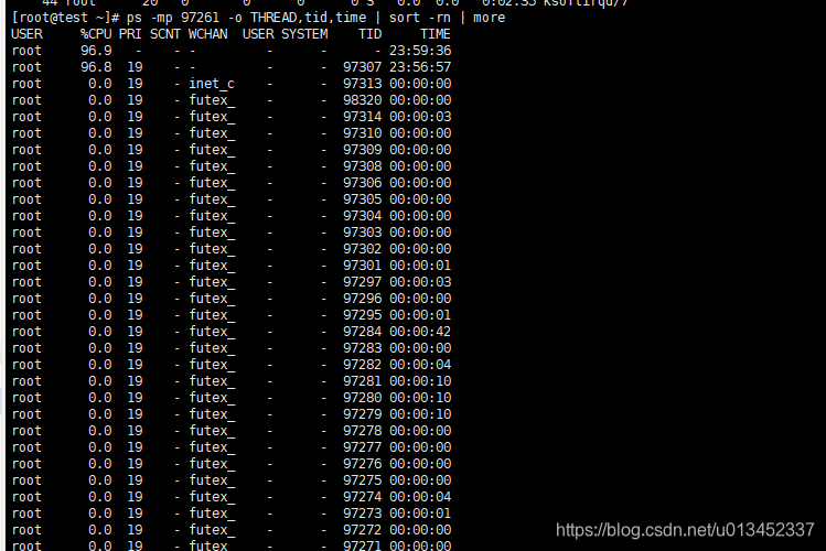 linux 排查java cpu 100%_java linux cpu占用率超过100%-CSDN博客