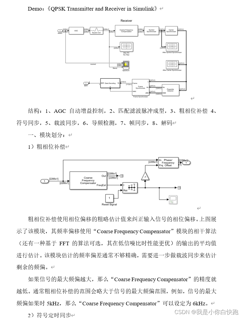 QPSK收发模型同步技术细节_qpsk transmitter and receiver-CSDN博客