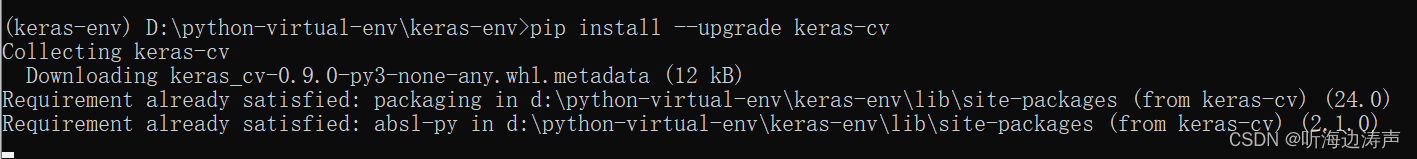 在windows中安装keras 3_安装keras3-CSDN博客