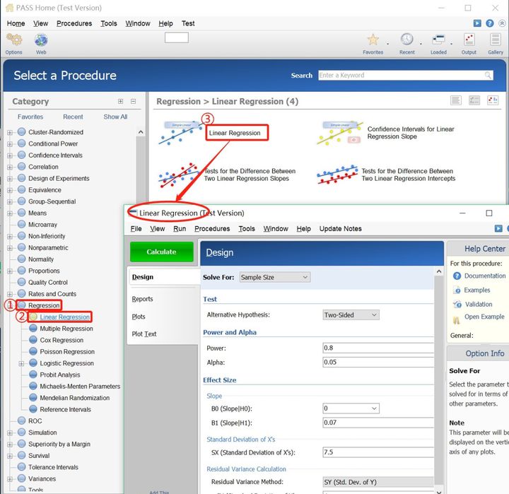 统计教程｜PASS实现单因素线性回归分析时样本含量估计_用线性回归方程计算物质含量-CSDN博客