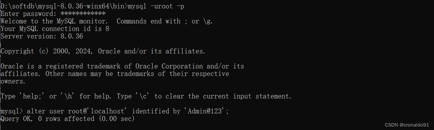 数据库应用：Windows 部署 MySQL 8.0.36_mysql8.0.36jar包-CSDN博客