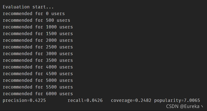 基于用户的协同过滤——ml-1m数据集测试-CSDN博客