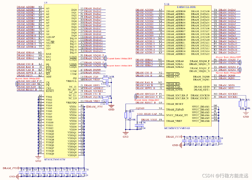 NXP（I.MX6uLL）DDR3实验——DDR3重要时间参数、时钟配置与原理图简析_ddr3时序参数表-CSDN博客