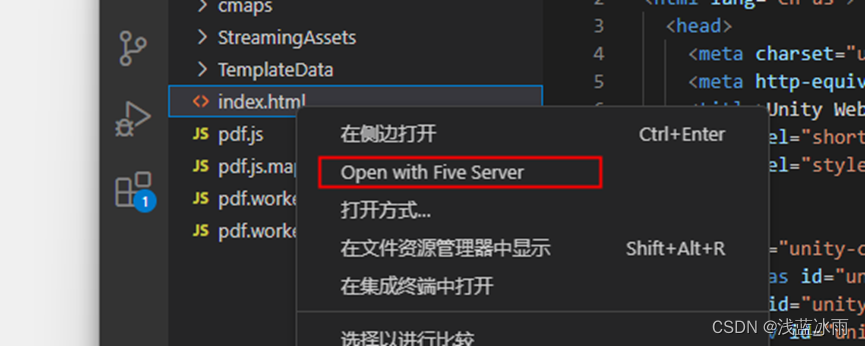 Unity Webgl 打包后的程序在浏览器运行 Unity3d 打包 Webgl 后怎么启动 Csdn博客