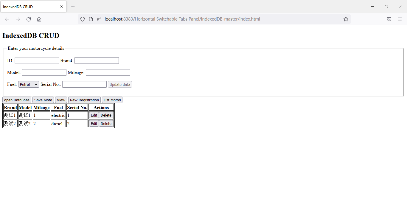 IndexedDB CRUD示例_crud indexeddb-CSDN博客