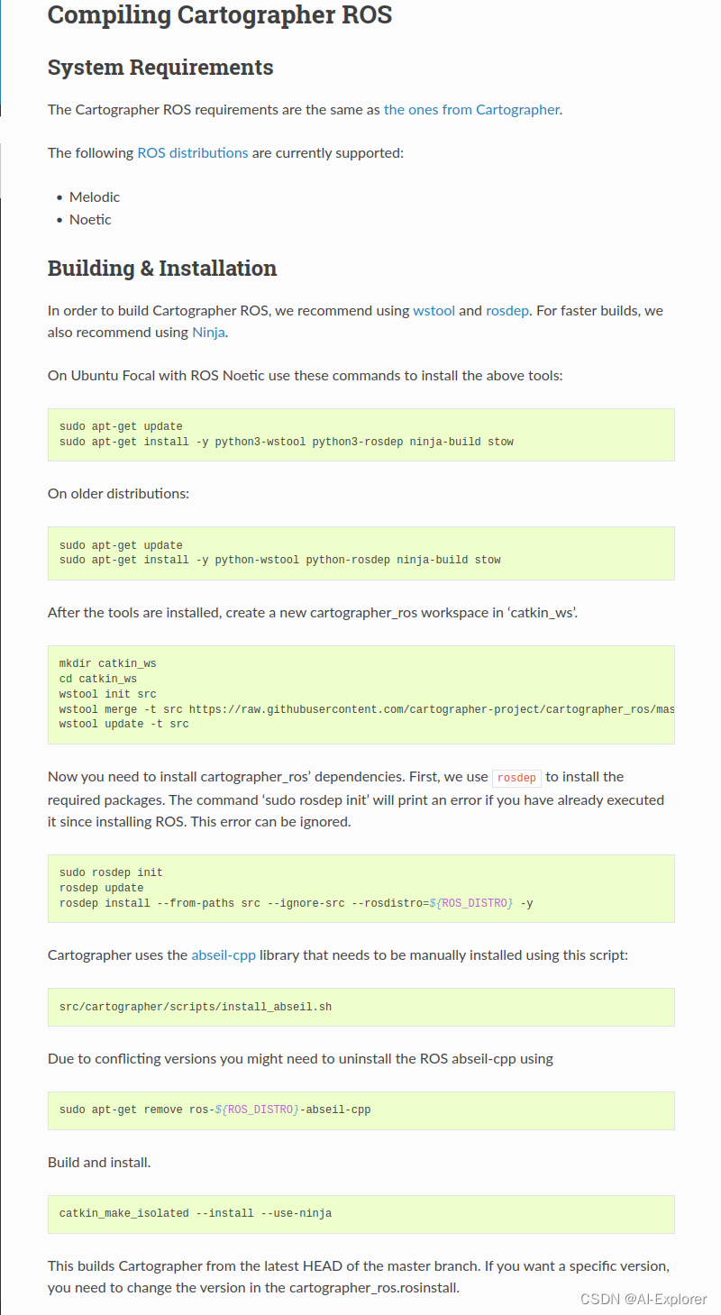Ubuntu20.04+ ros-noetic 安装cartographer_ros-noetic-cartographer-CSDN博客