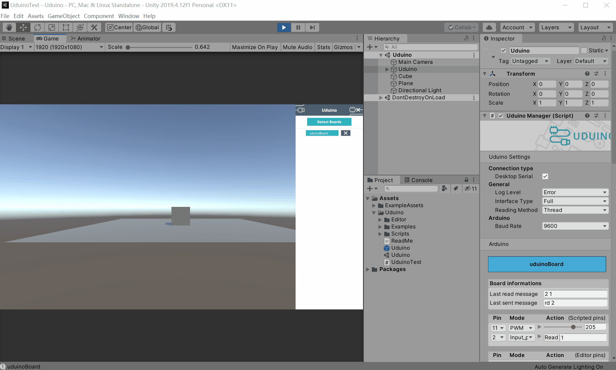 Unity Arduino完美协作工具Uduino-CSDN博客