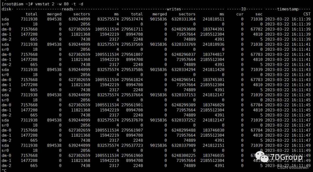 Linux 基础之 vmstat 命令详解_vmstat -d-CSDN博客