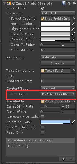 Unity inputField 没办法换行 问题_unity inputfield不换行-CSDN博客