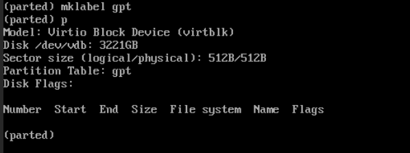 ECS云主机容量大于2TB，初始化Linux数据盘（parted）_parted优化-CSDN博客