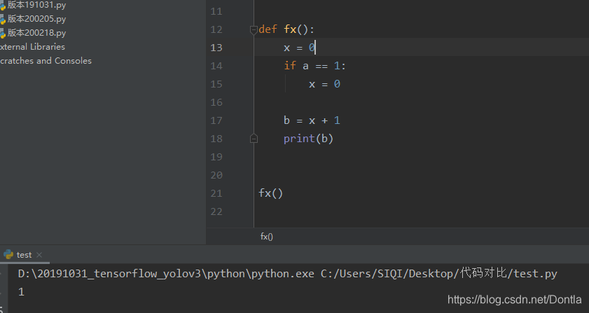 pycharm 报黄（黄字、黄色）警告 Local variable 'xxx' might be referenced before assignment_pycharm关键字标黄-CSDN博客