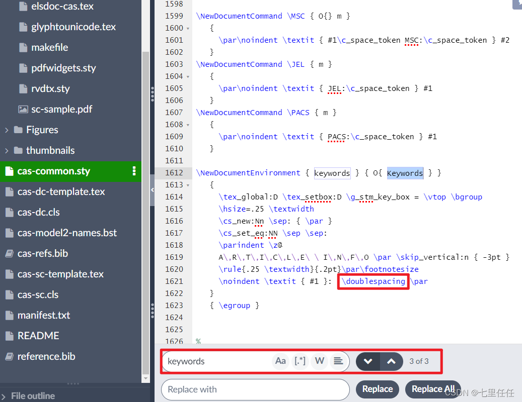 Elsevier template格式调整记录——Caption\Abstract\Keyword 双倍行间距-CSDN博客